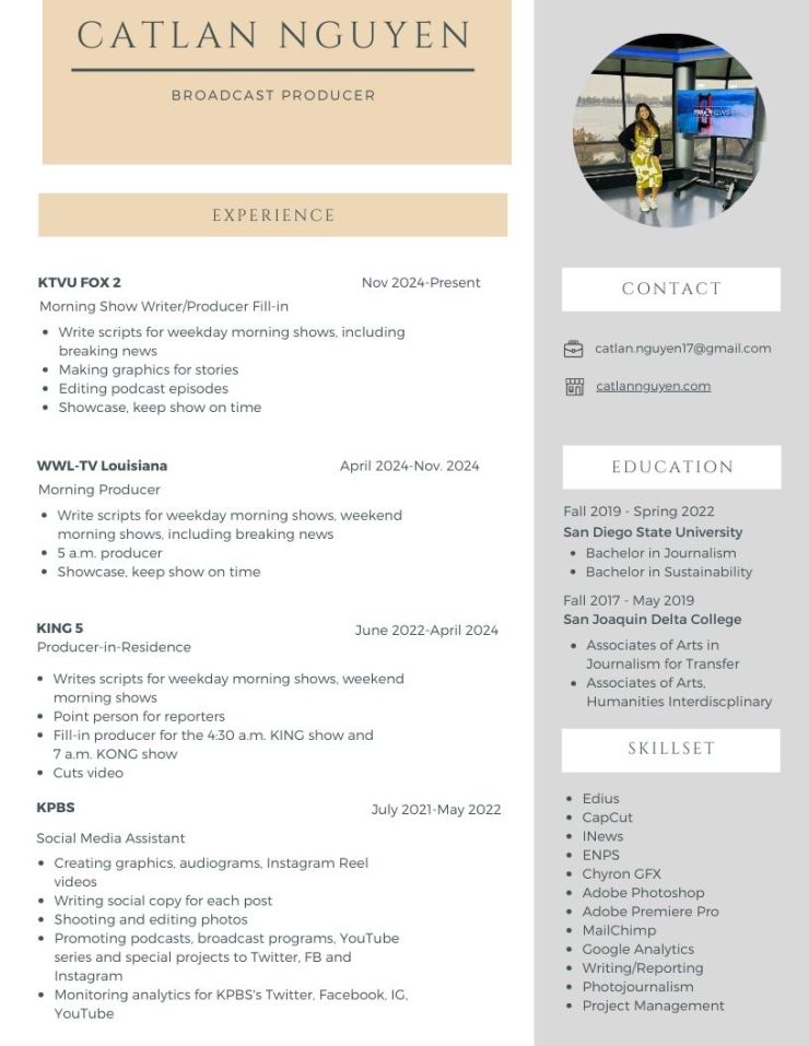 Resume – Catlan Nguyen